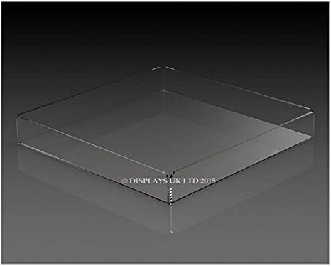 Clear Perspex Acrylic Display Square Tray - 300mm x 300mm x 70mm ...