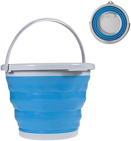 سعر Collapsible Buckets TOPIND Multi-Functional 10L Folding Water Bucket Outdoor Silicone Water ...