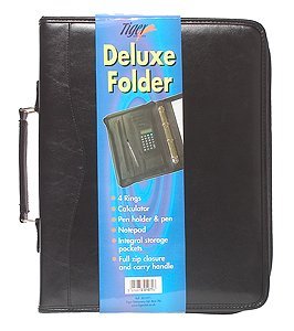 Tiger A4 deluxe folder with calculator: Amazon.co.uk: Office Products