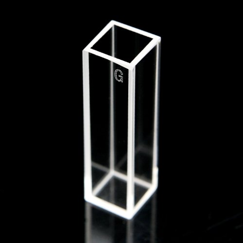 Set Of 2 Optical Glass Fluorescence Cuvettes, 1cm 10mm, Fluorometer ...