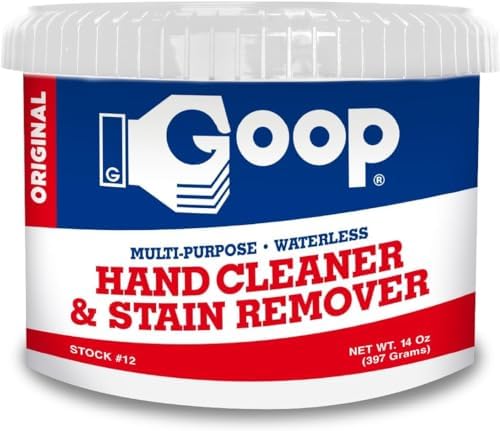 Goop Hand Cleaner and Laundry Stain Lifter Remover 14 ounce, Waterless ...