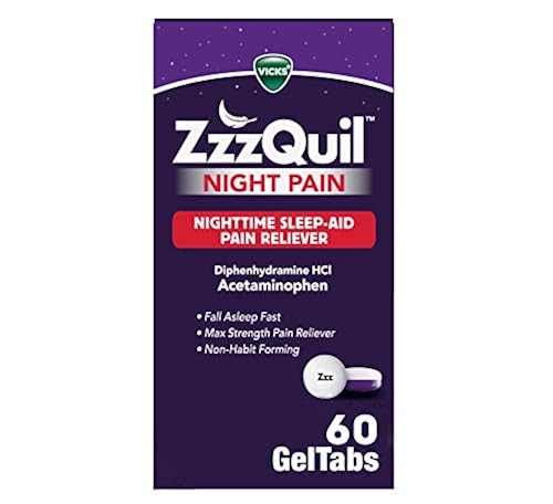 ZzzQuil Night Pain GelTabs, Nighttime Pain Relief, Sleep Aid Tablets ...