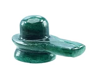 Buy Buy Emerald (Maragatha) Lingam (42.50 Grams), Green Shiva Lingam ...