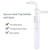 SHAUSE Glass Vacuum Cold Trap 2-Part Lab Gas Washing Bottle Solvent ...