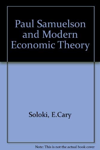 Paul Samuelson and Modern Economic Theory: 9780070596672: Economics ...