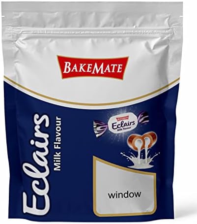 BakeMate Premium Eclairs Centre Milk Filled Chocolate Candy 0.5 Kg ...
