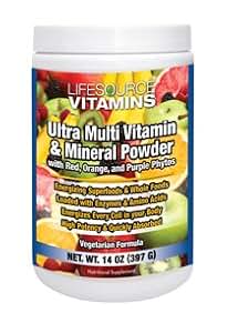 Amazon.com: LifeSource Vitamins Ultra Multi Vitamin & Mineral Powder ...