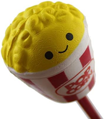 Set of 4 Cute Junk Food Pens – Fun Squishy Office School Fidget Pens ...