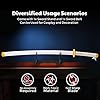 Zisu Demon Slayer Sword, About 41 inches, Hashira Pillars & Protagonist ...