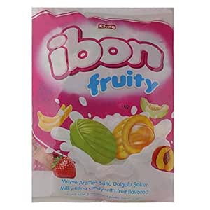 Amazon.com : Elvan ibon Fruity Milky Filling Candy 1000 g / 35 oz ...