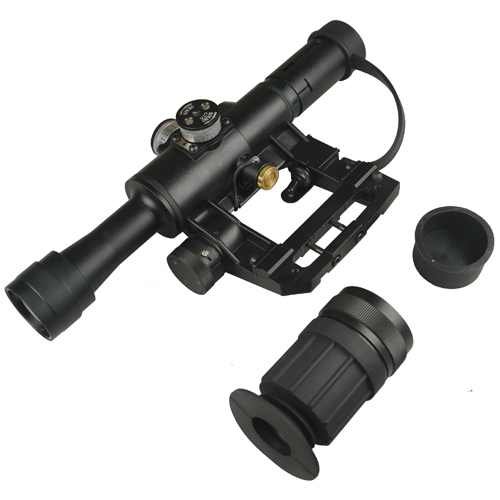 Buy Ultimate Arms Gear Russian POSP 4X26 SVD Red Illuminated Sniper ...