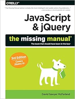 JavaScript & jQuery: The Missing Manual (Missing Manuals): McFarland, David Sawyer ...