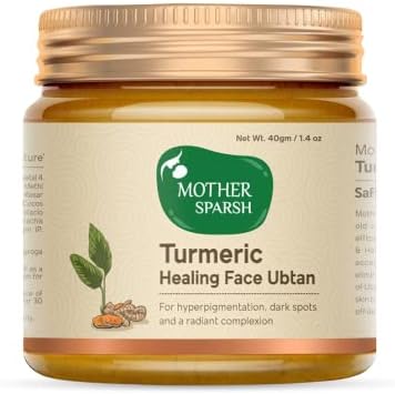 Mother Sparsh Turmeric Healing Face Pack Powder for Hyperpigmentation ...