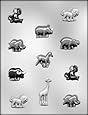 Amazon.com: CK Products Large Zoo Animal Assortment Chocolate Mold ...