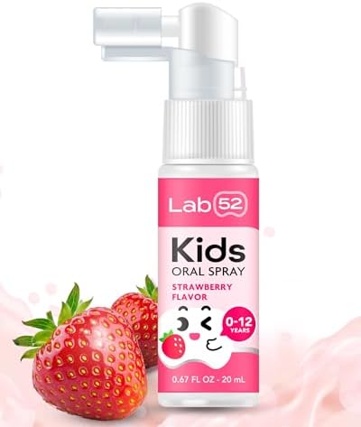 LAB52 Kids Oral Spray, Toddler Toothpaste Helper for Cavity Repair and Fresh Breath, Children ...
