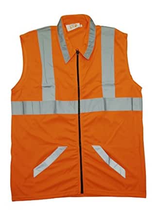 Reflectosafe VOD3 Reflective Jacket 2V+1H, Orange, Small, Pack of 5 ...
