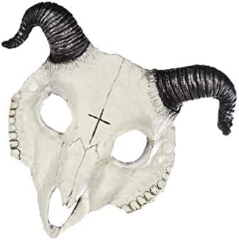 سعر Sheep Head Mask Animal Mask Sheep Skull Cosplay Mask Full Face ...