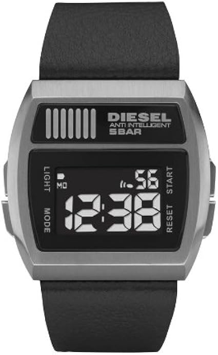 Diesel Men's Digital Watch Dz7203 with Black Leather Strap: Amazon.co ...