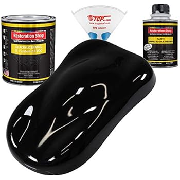 Amazon.com: Nason Ful Thane Super Jet Black Single Stage Urethane auto ...