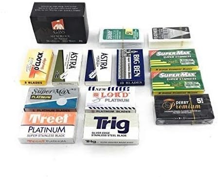 سعر GBS Double Edge Safety Razor Blade Variety Pack- Comes with 80 ...