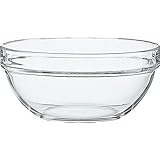 Amazon.com | Luminarc Glass 4.75 Inch Stackable Round Bowl, Set of 6 ...