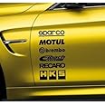 Amazon.com: Racing Sponsors Sport Car Sticker Decal Black : Automotive