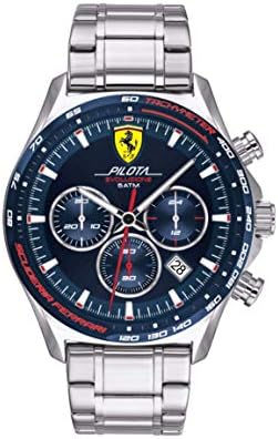 Scuderia Ferrari FERRARI MEN'S BLUE DIAL STAINLESS STEEL WATCH - 830749 ...