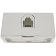 Amazon.com: Leviton Type 625A2 Surface Mount Jack, 6P4C, Screw Terminal ...