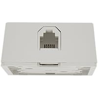 Amazon.com: Leviton 4625A-24W Type 625A2 Surface Mount Jack, 6P4C ...