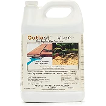 Outlast Q8 Log Oil - Medium Gold - 1 Gallon Bucket - - Amazon.com