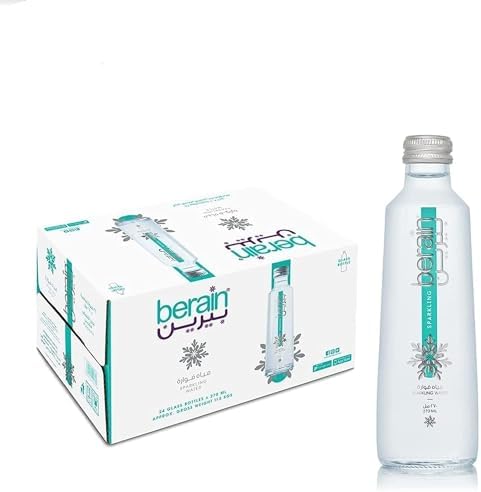 Berain Glass Bottle Sparkling Water, 24 x 270 ml price in Saudi Arabia ...