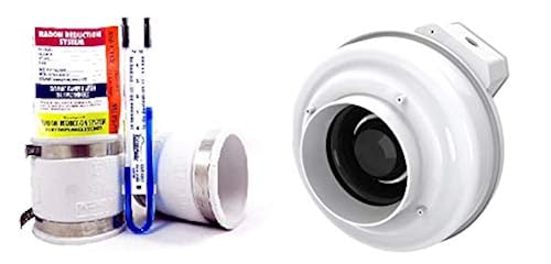 Fantech Rn2 Radon Fan + Install Kit (White, 4x4) in Dubai - UAE | Whizz