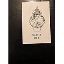 Huiyuan 3d Lamp Star War Fuwa Force Awaken Bb-8 Night 7 Color Change ...