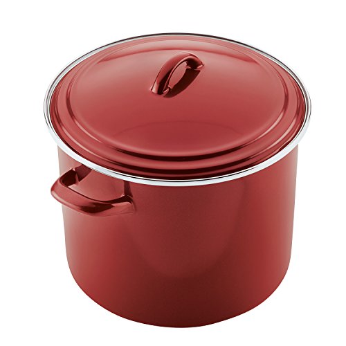 Ayesha Curry Enamel on Steel Stock Pot/Stockpot with Lid - 12 Quart ...