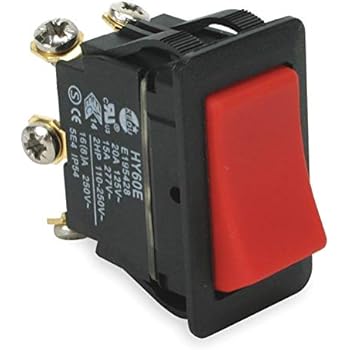 Rocker Switch, DPDT, 6 Connections: Dpdt Toggle Switches: Amazon.com ...