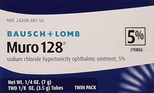 MURO 128 (Sodium Chloride Hypertonicity Ophthalmic Ointment, 5%) TWIN ...