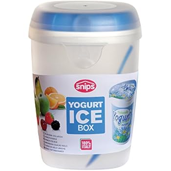 Amazon.com: Fit & Fresh Chilled Yogurt and Snack Container, Reusable ...