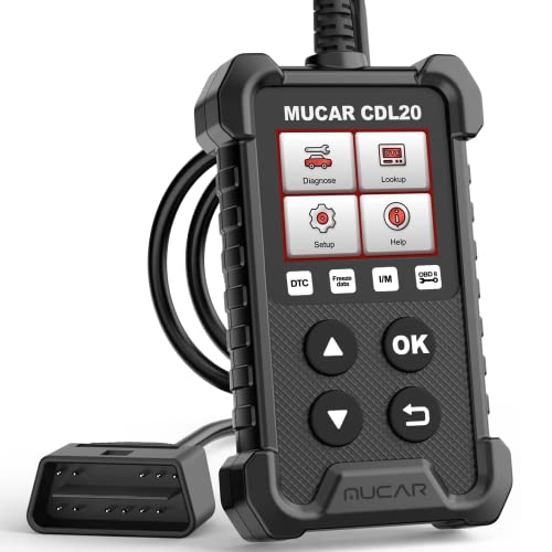 OBD2 Scanner, MUCAR CDL20 Check Engine Code Reader Fault Code Car ...