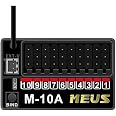 Amazon.com: MEUS RACING 2.4GHz RC Receiver M-10A Long Range Control RX ...