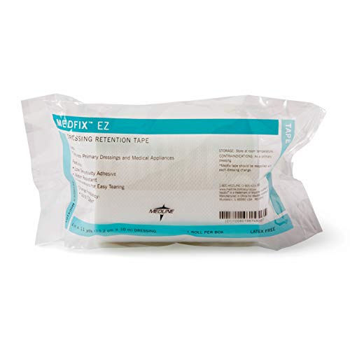 Medline MedFix EZ Dressing Retention Tape, Perforated for Easy Tearing ...