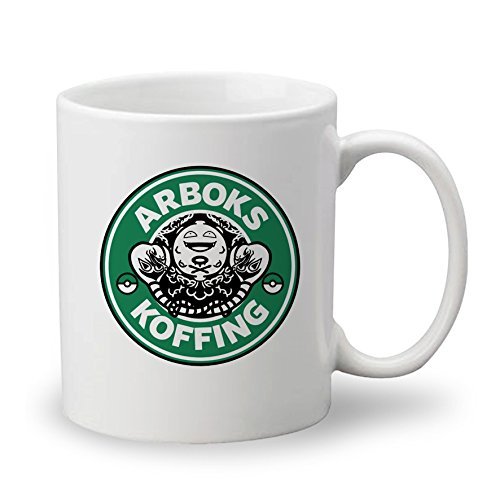 Top Cups, Mugs & Saucers Arboks Koffing Pokemon Starbucks Parody Custom ...