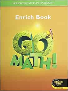 Student Enrichment Workbook Grade 5 (Go Math!): HOUGHTON MIFFLIN HARCOURT: 9780547588209: Amazon ...
