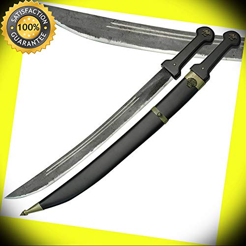 Black Caesar Raiding Carbon Steel Pirate Cutlass Medieval Sword perfect ...