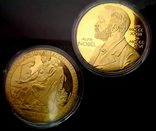 GOLD MINT 1962 Alfred Nobel Prize in World Medicine & Physiology for ...