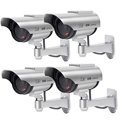 Solar Powered Dummy Security Camera, Bullet Fake Surveillance System ...