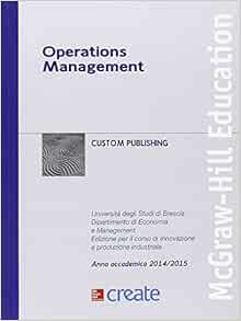 Operations Management: 9781308429465: Amazon.com: Books