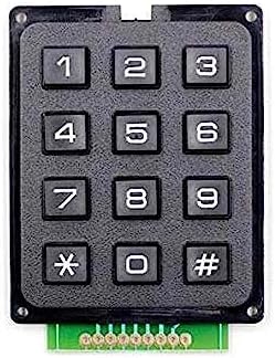 12 Key Membrane 4 x 3 Matrix Array Switch Keypad for Arduino price in Egypt | Amazon Egypt | kanbkam