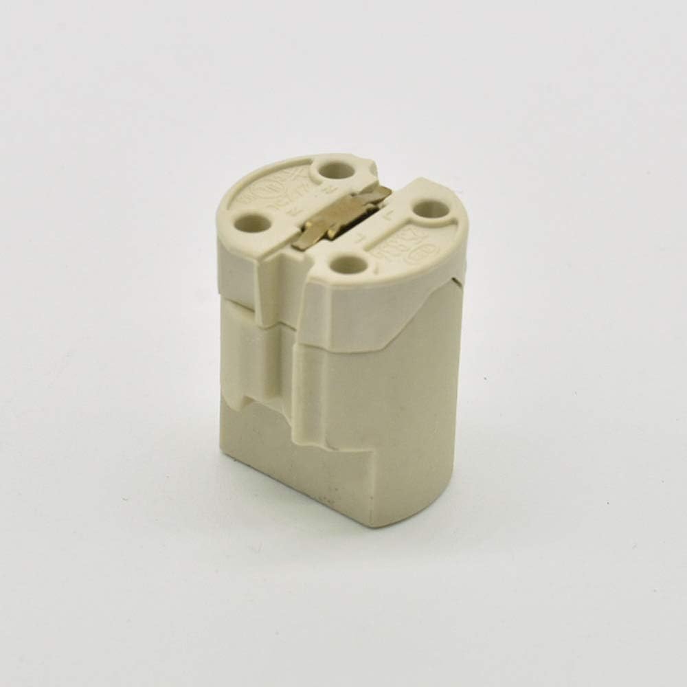 G9 socket halogen lamp socket with rear plug connection and insulating ...