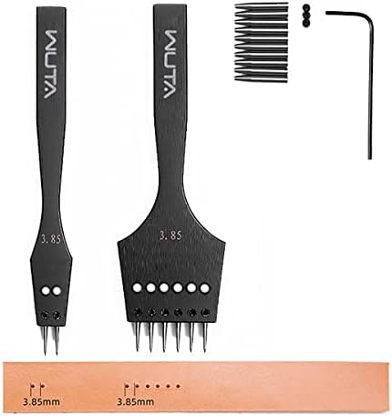 WUTA Removable Circle Leather Hole Punch Lacing Stitching Professional ...