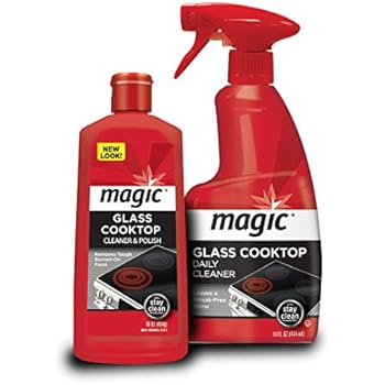 Amazon.com: Magic Glass Cooktop Cream Cleaner and Polish - 16 Ounce and ...